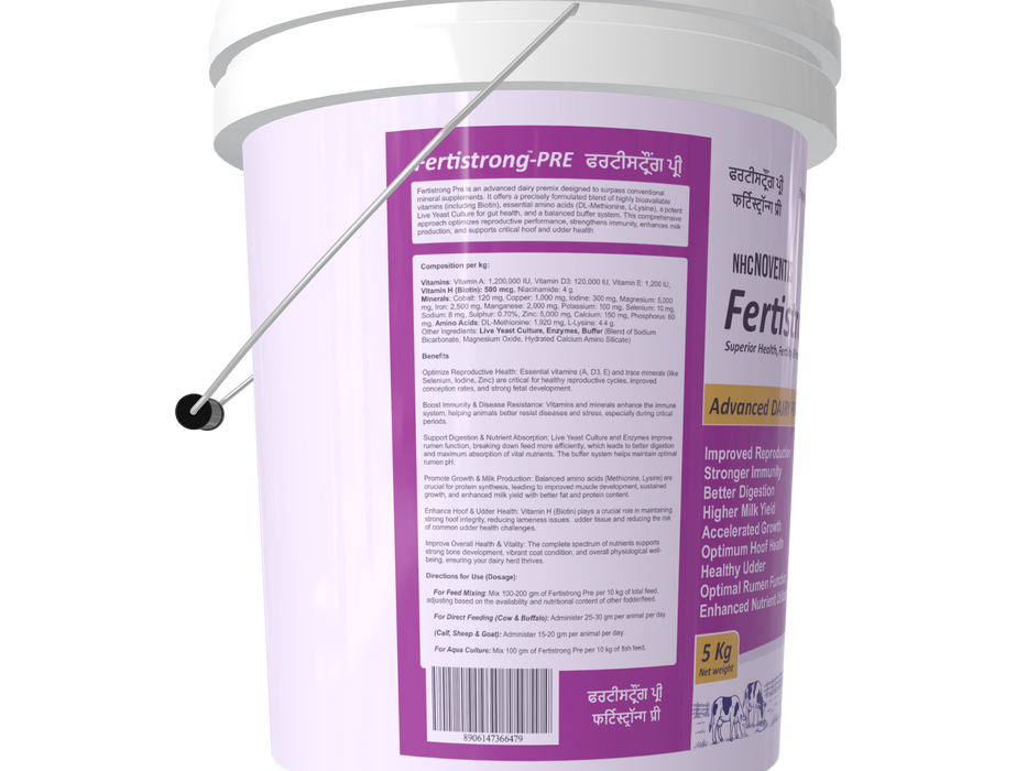 Fertistrong Pre – Advanced Dairy Premix for Fertility, Milk Yield & Ru ...