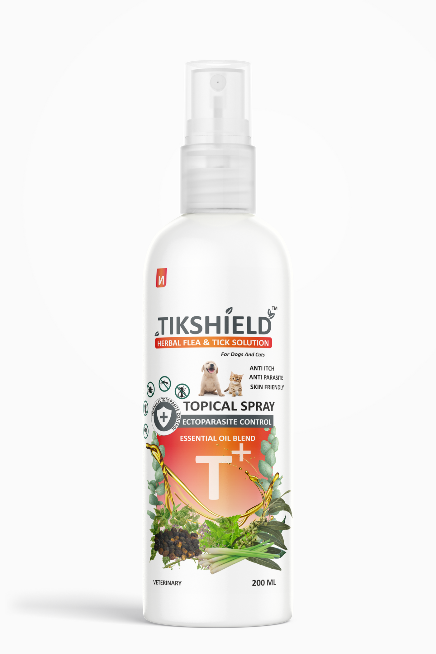 TikShield ® Herbal Flea & Tick Spray — Noventis Healthcare